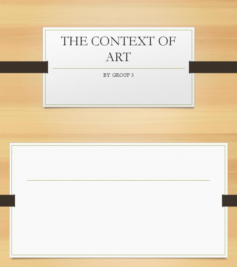 The Context of Art | PDF