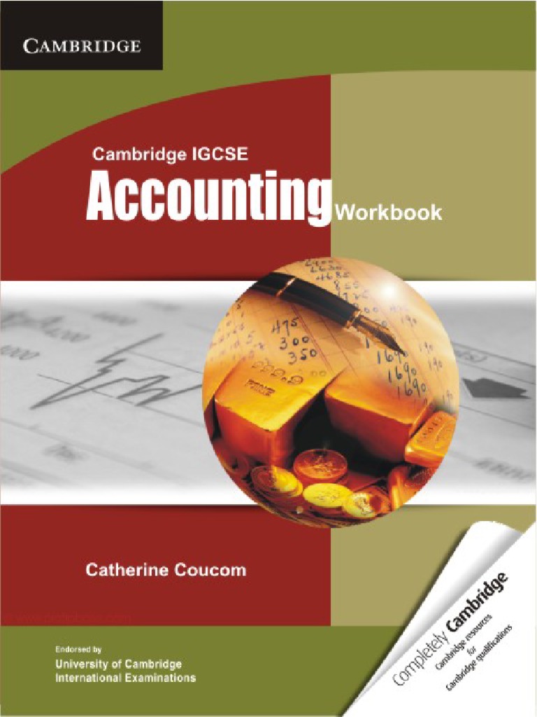 Cambridge Igcse Accounting Workbook Pdf Expense Income Statement