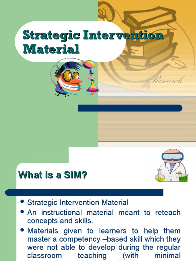 Strategic Intervention Material Overview | PDF | Educational Assessment ...