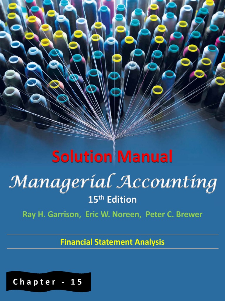 Key Financial Analysis Metrics for Managerial Accounting | PDF ...