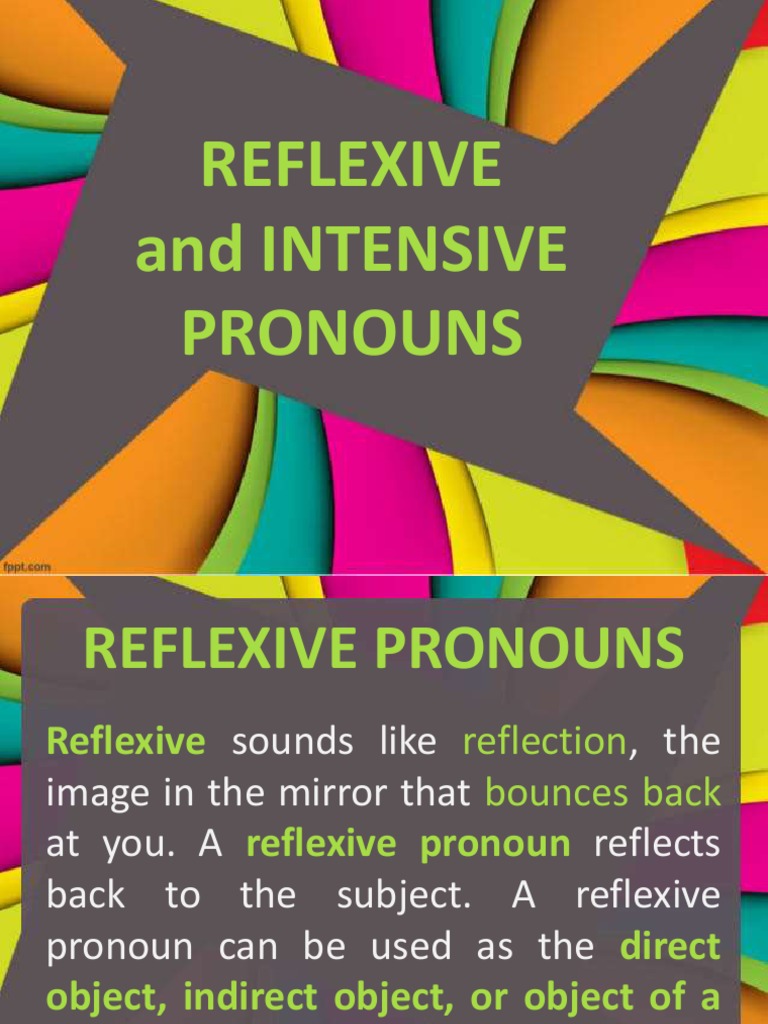 Reflesive and Intensive Pronouns | PDF | Linguistic Typology ...