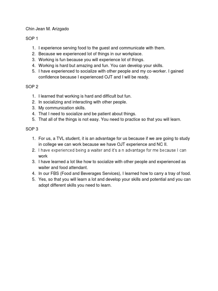 Interviews Work Immersion | PDF | Applied Psychology | Communication