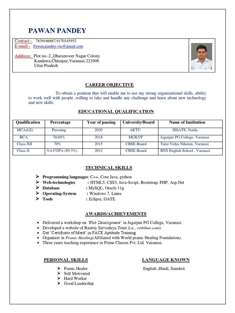 Pawan Resume | PDF | Web Development | Software