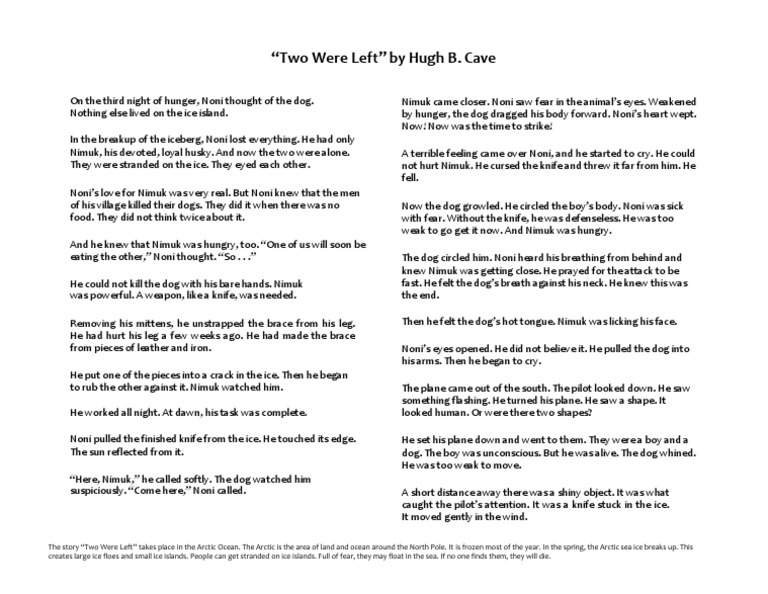 Two Were Left Landscape Version | PDF | Nature