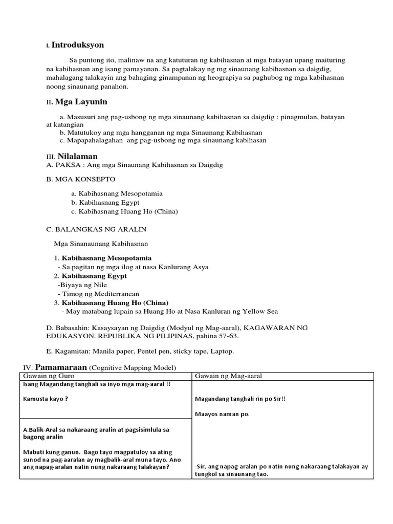 Lesson Plans TSC | PDF