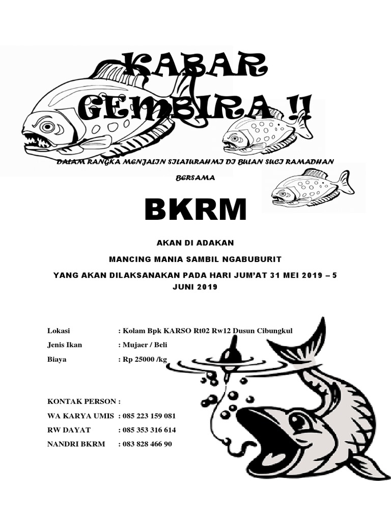 Brosur Mancing | PDF