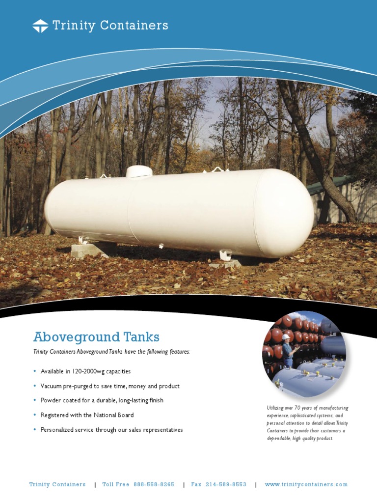 Trinity Containers: Aboveground Tanks | PDF