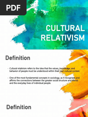 Cultural Relativism Sociology
