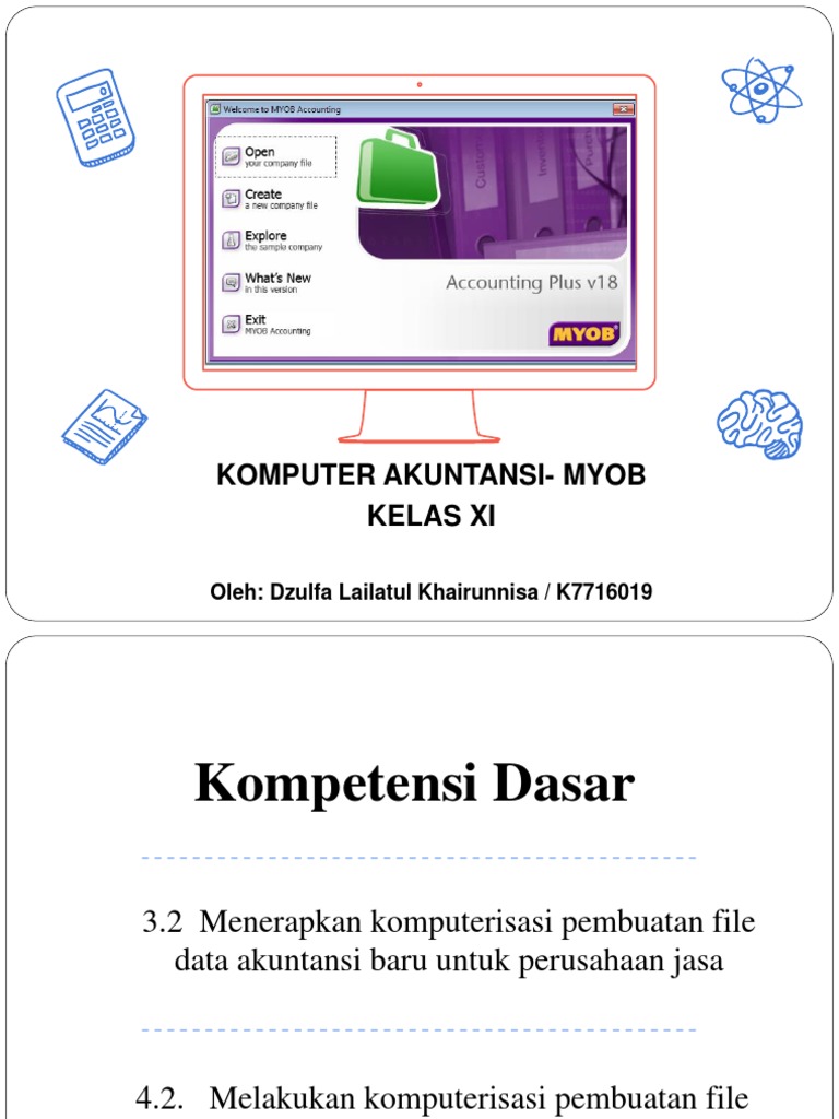 Panduan Penggunaan MYOB untuk Akuntansi | PDF | Bisnis | Pengelolaan Keuangan & Uang