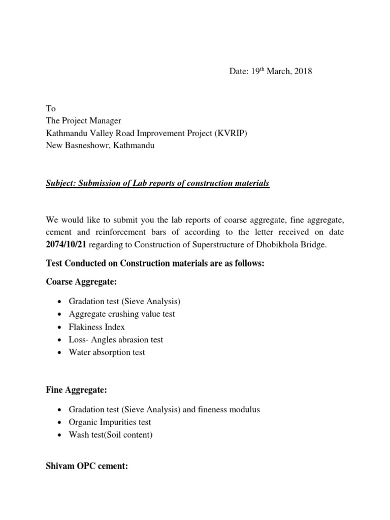 Aggregate Test Report