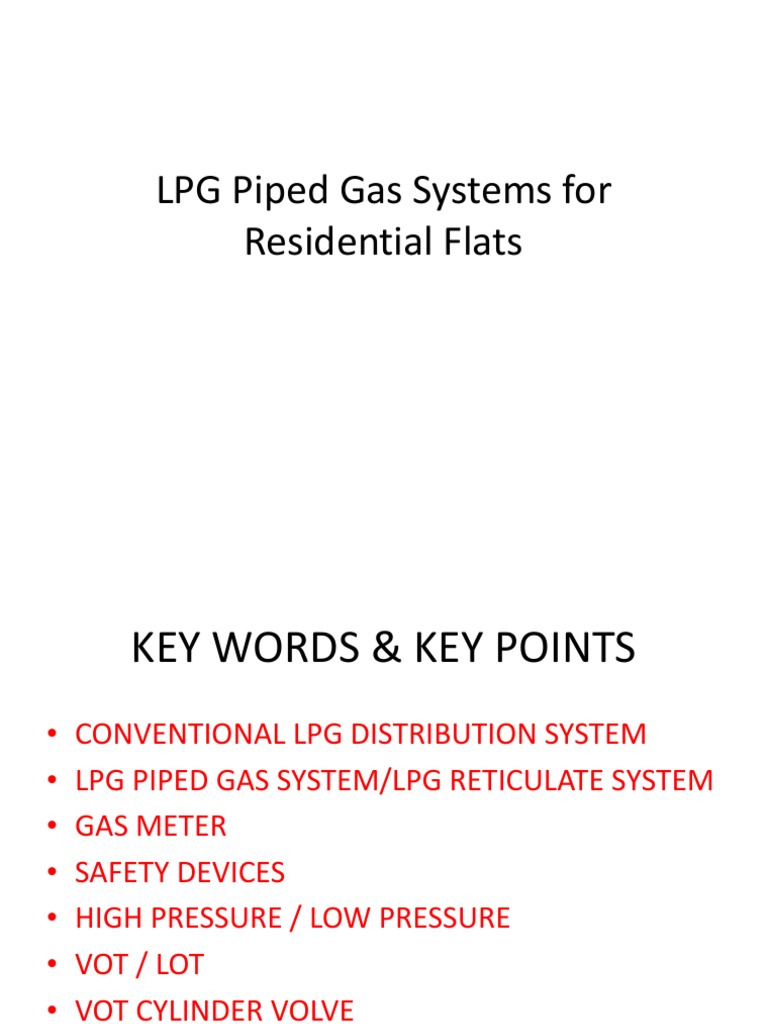 LPG Piped Gas Systems for Homes | PDF | Liquefied Petroleum Gas | Liquids