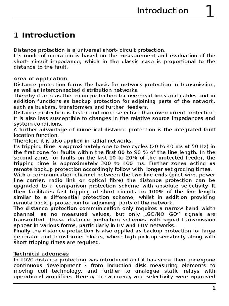 Distance Protection Fundamentals | PDF | Electrical Impedance | Root ...