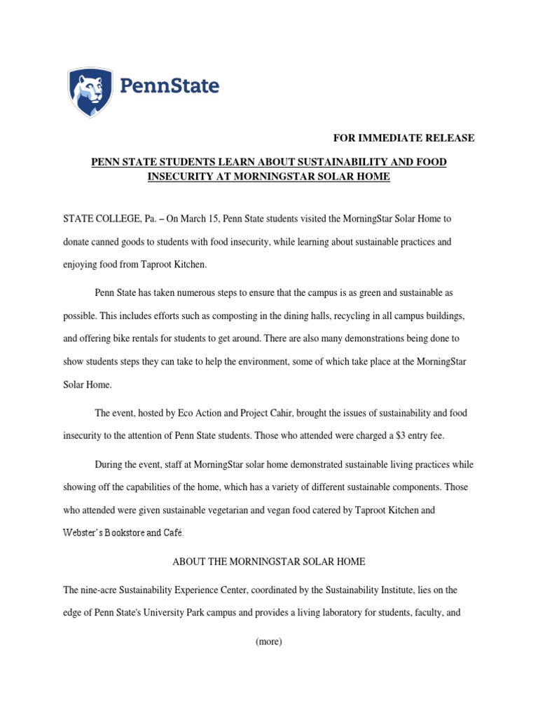 Final Press Release | PDF