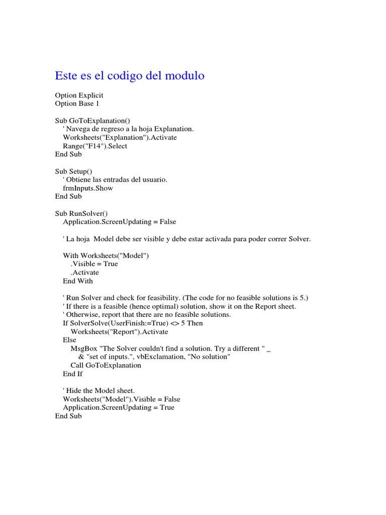 Este Es El Codigo Del Modulo | PDF | Teaching Methods & Materials | Technology & Engineering