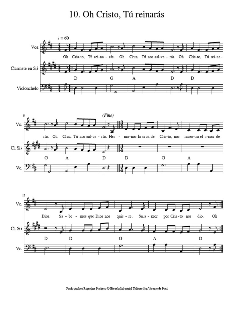 Partitura Simple | PDF