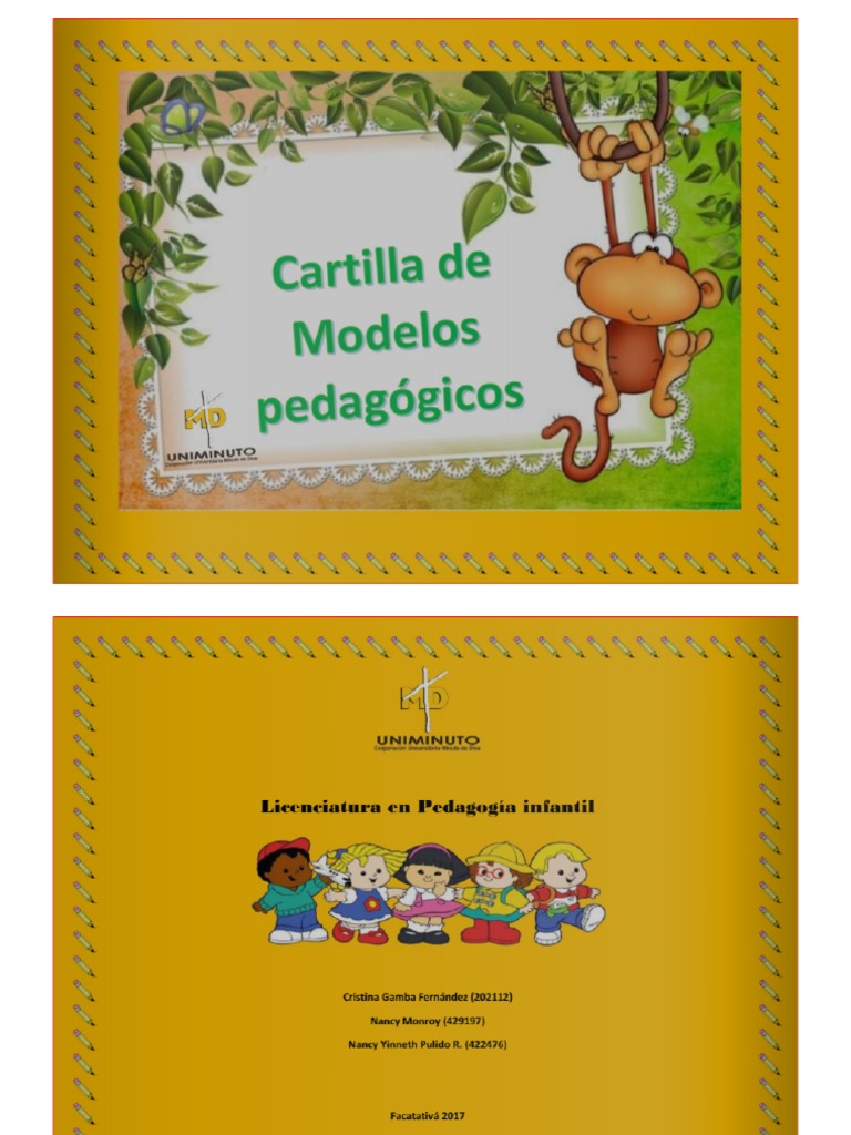 Cartilla de Modelos Pedagógicos PDF | PDF