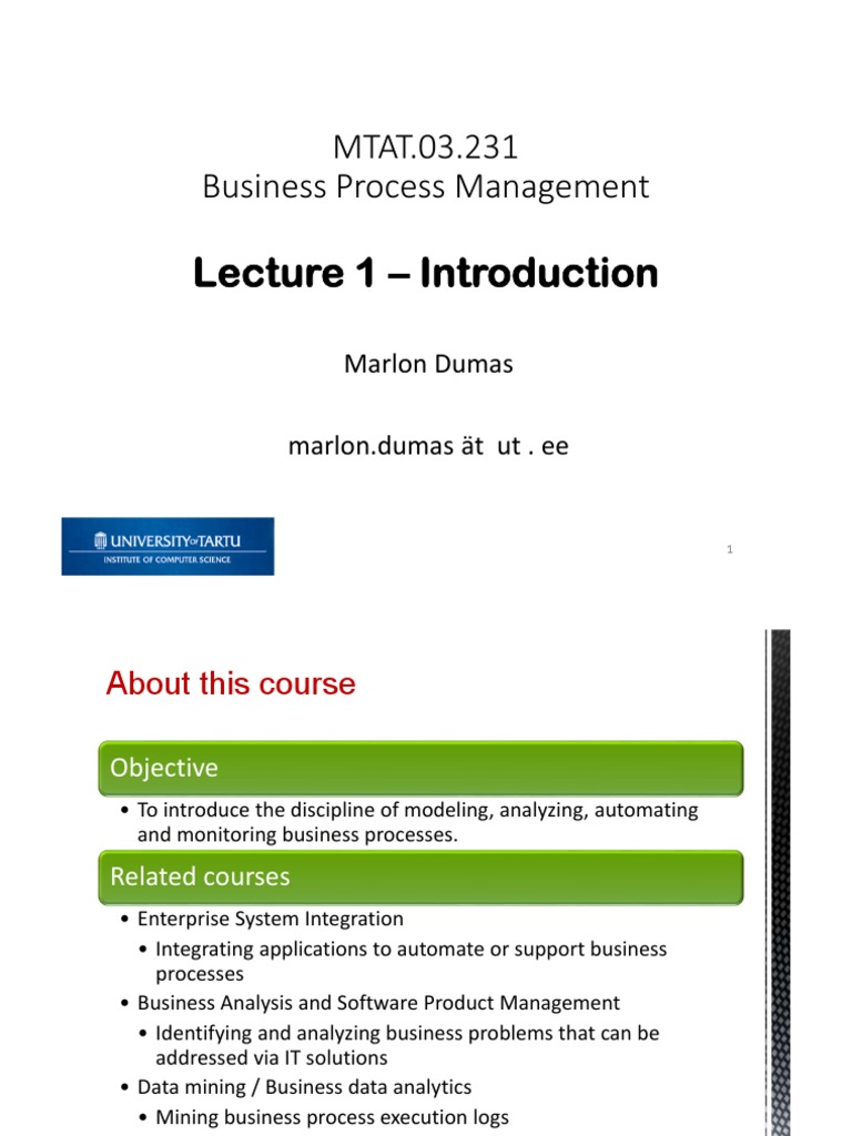 BPM Introduction | Download Free PDF | Business Process Management ...