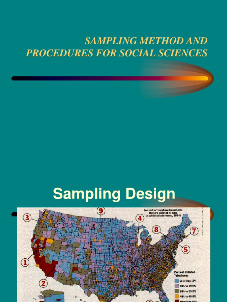 Sampling Method and Procedures For Social Sciences | Download Free PDF ...