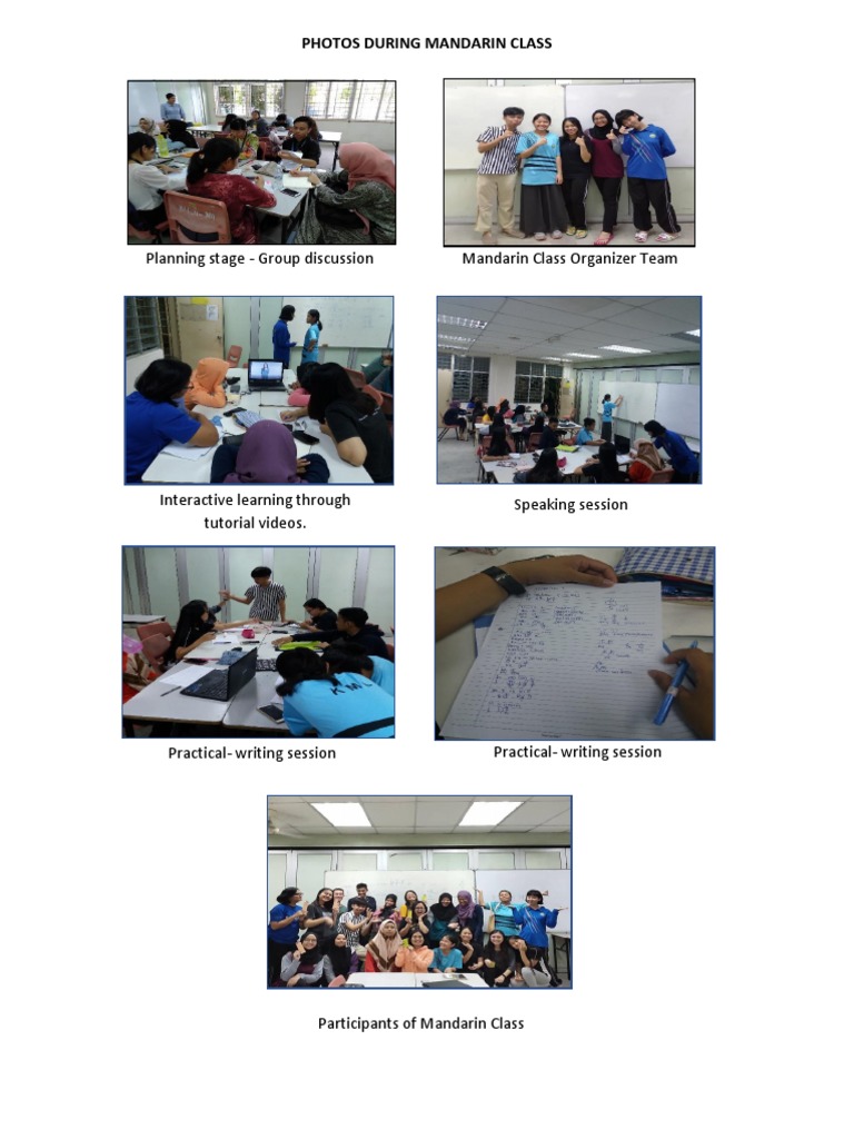 Photos English Community Project | PDF | Teaching Method | Classroom