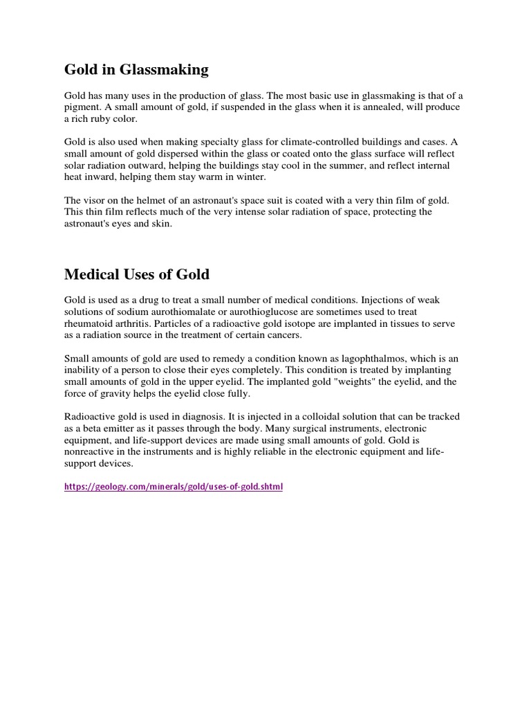 Gold | PDF