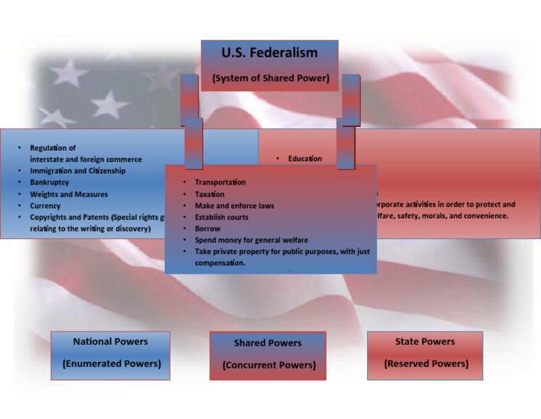 Overview of U.S. Federalism Powers | PDF