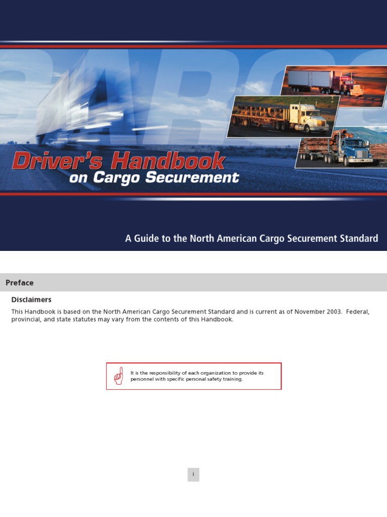 North American Cargo Securement Handbook – NVSWUV