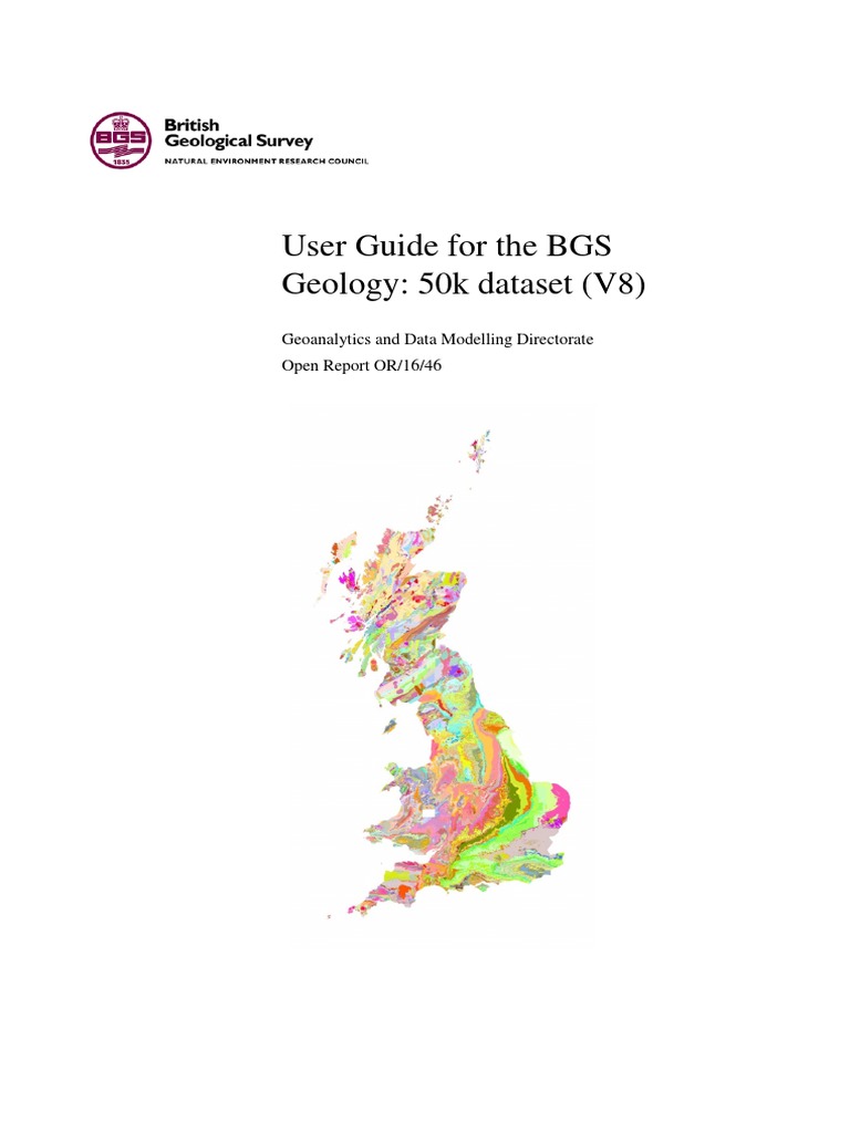User Guide BGS Geology 50 V8 | PDF | Geographic Information System ...