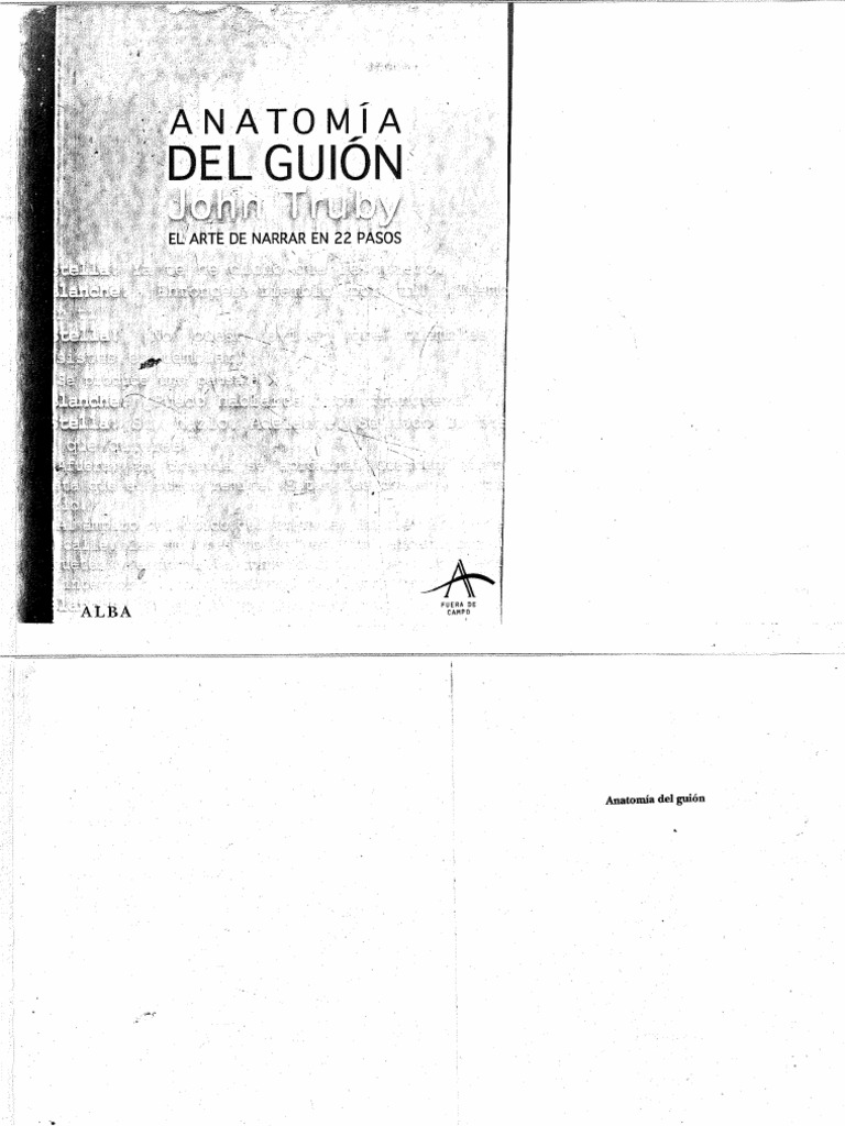 Anatomia Del Guion John Truby PDF | PDF