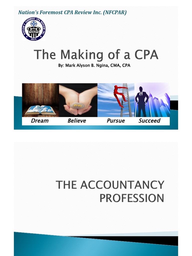 The Making of A Cpa | PDF | Certified Public Accountant | Accounting