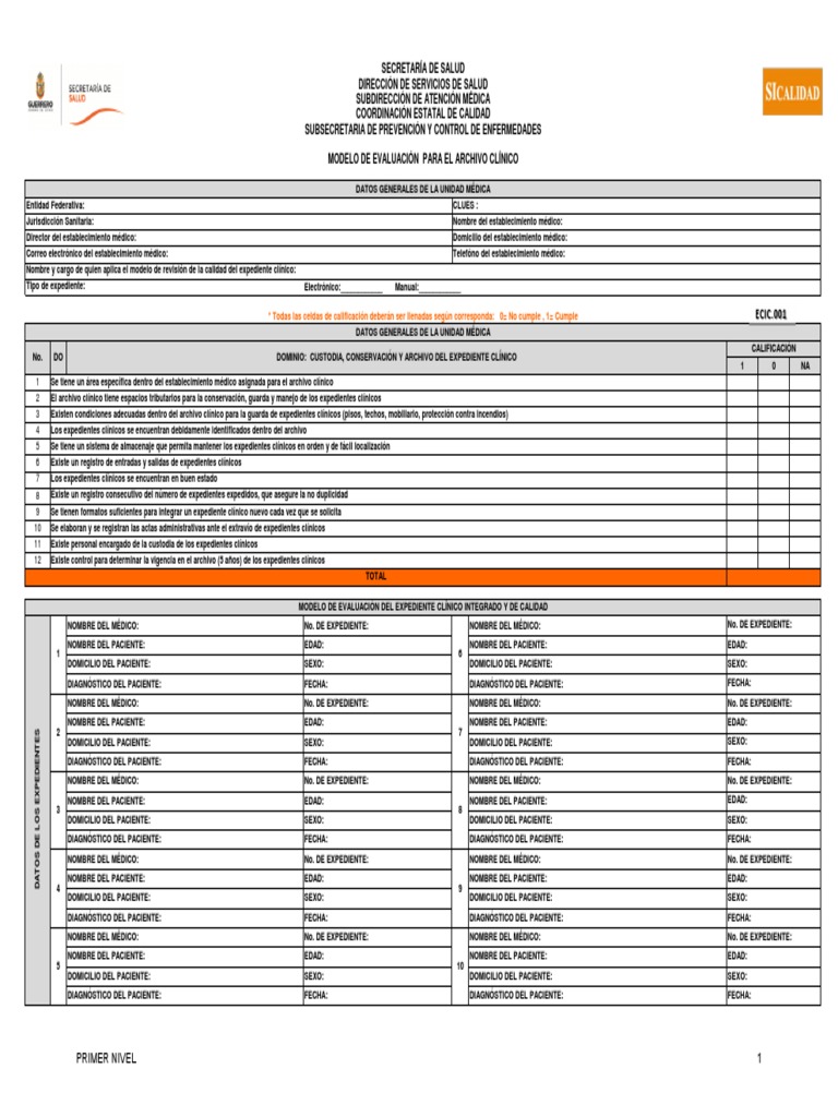 Mecic Primer Nivel | PDF | Diagnostico medico | Terapia física