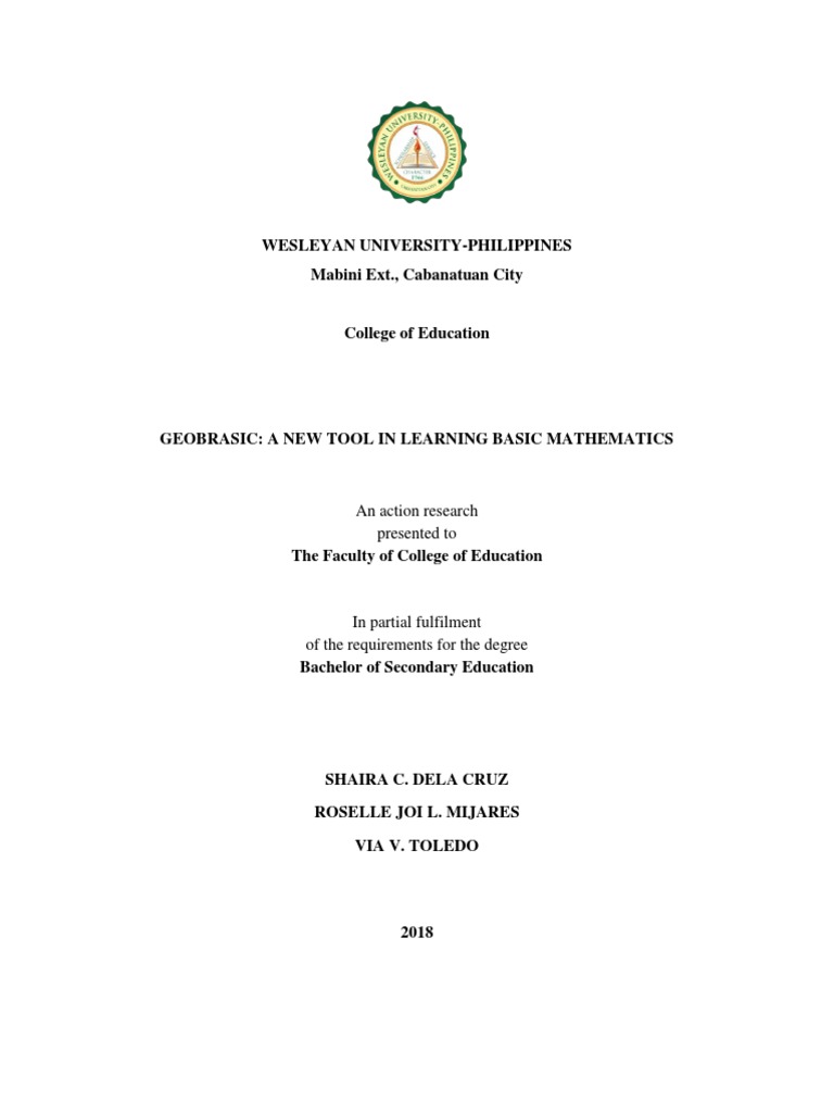 An Action Research Presented To | PDF | Statistics | Motivation