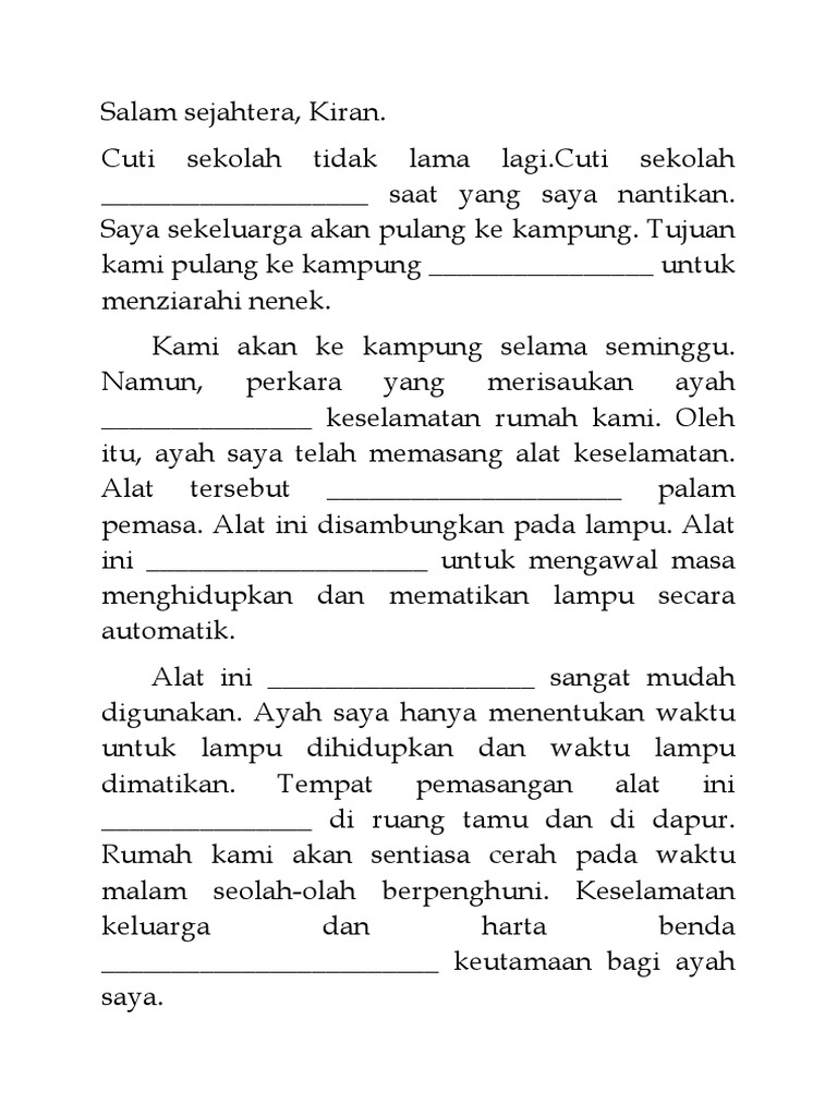 Latihan Kata Pemeri Ialah Dan Adalah | PDF