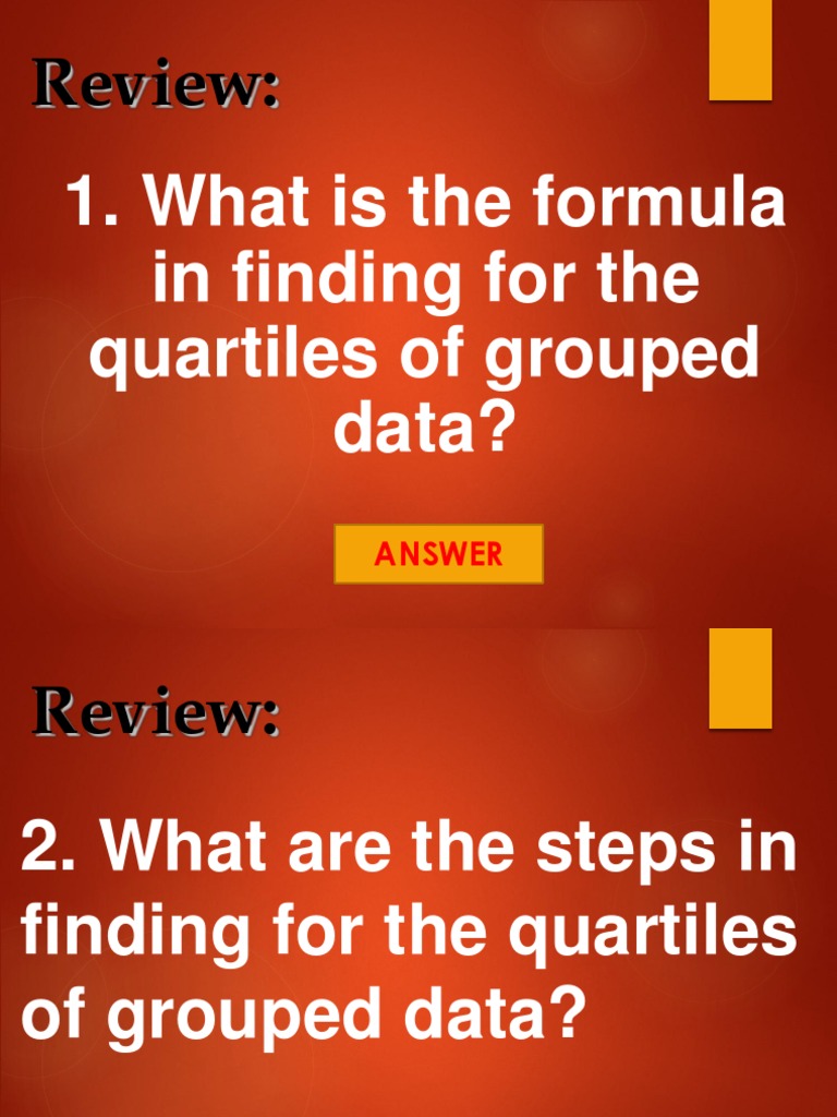 Deciles of Grouped Data: Formulas, Steps, and Practice Problems | PDF | Teaching Mathematics