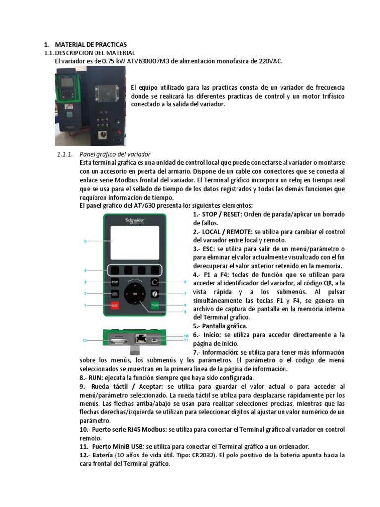 Manual ATV630U07M3 para Prácticas | PDF | Red de computadoras ...