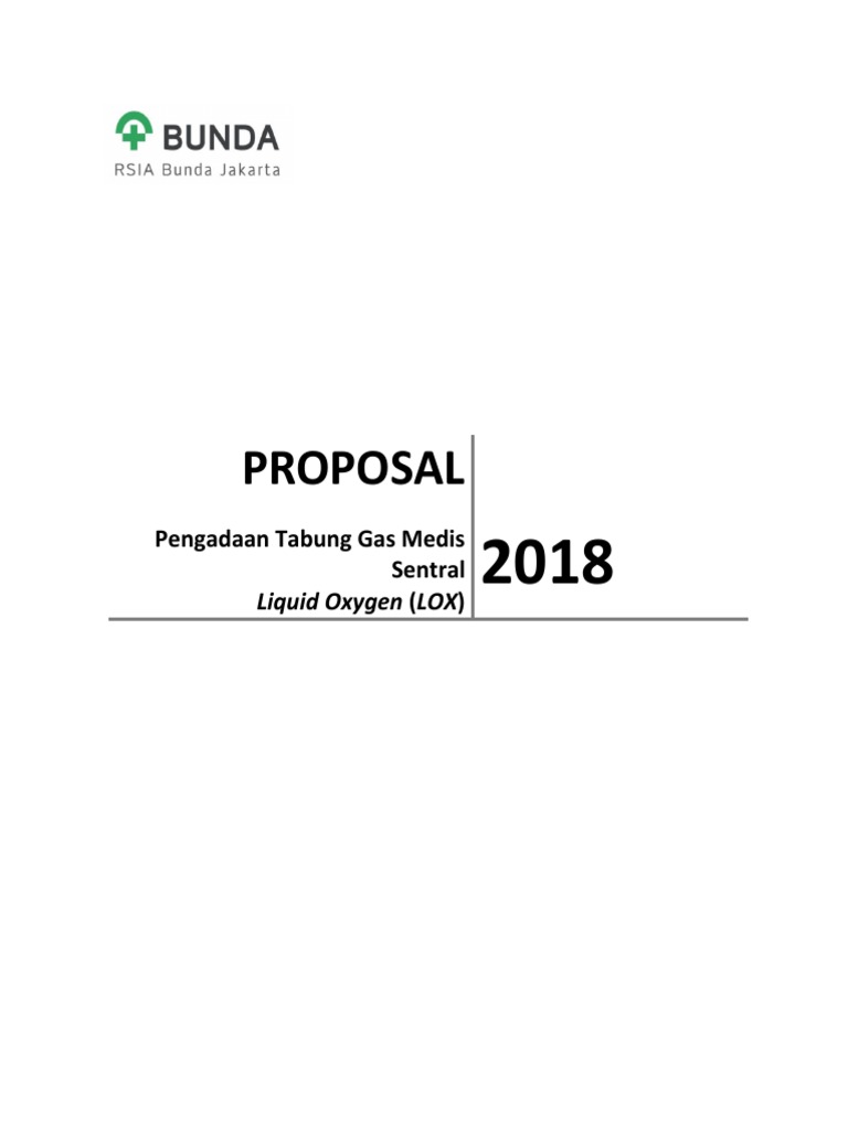 Proposal Gas Medis | PDF