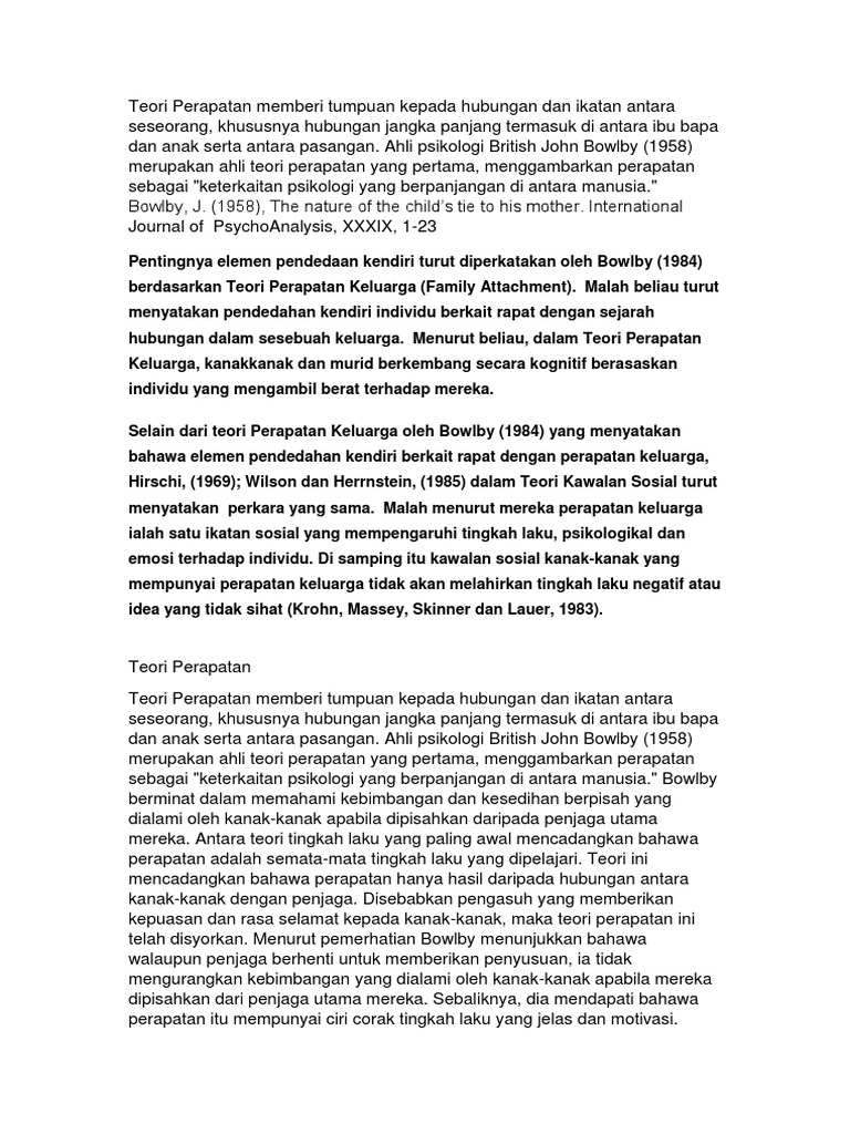 Teori Perapatan | PDF