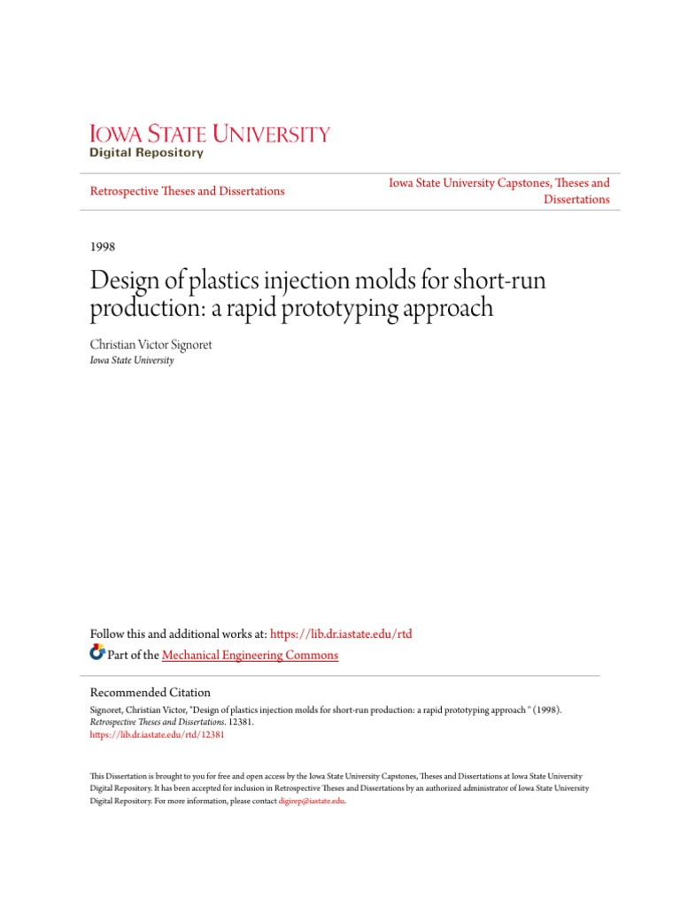 Injection Molding Handbook | PDF | Casting (Metalworking) | 3 D Printing