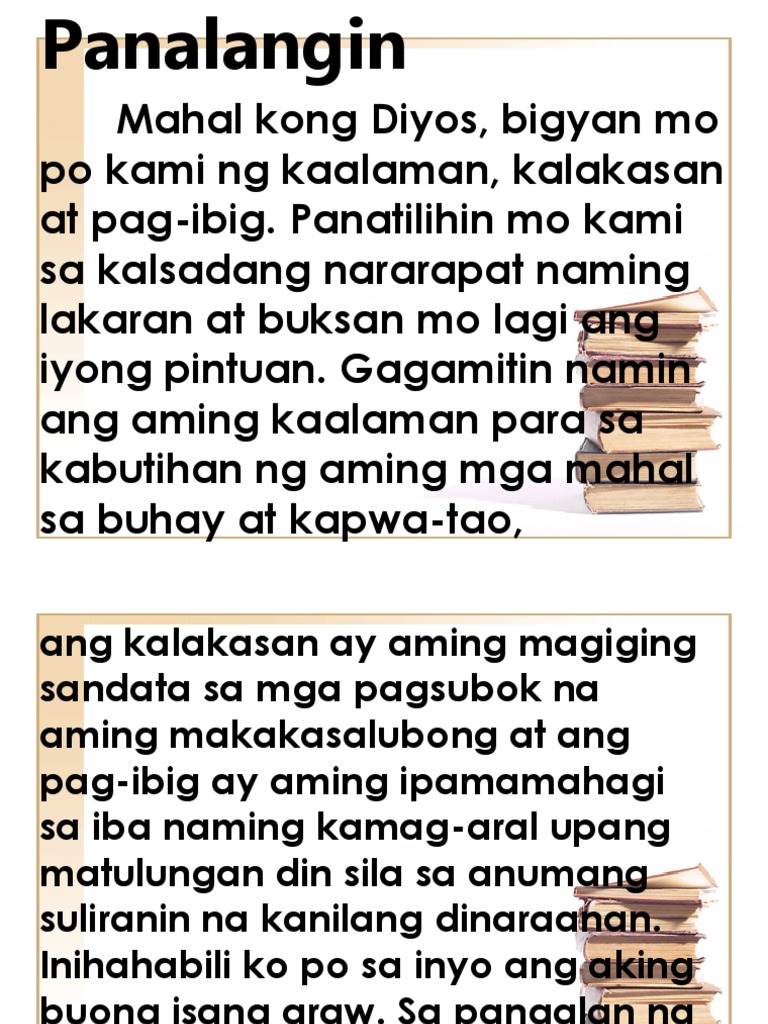 Aralin Sa Filipino | PDF