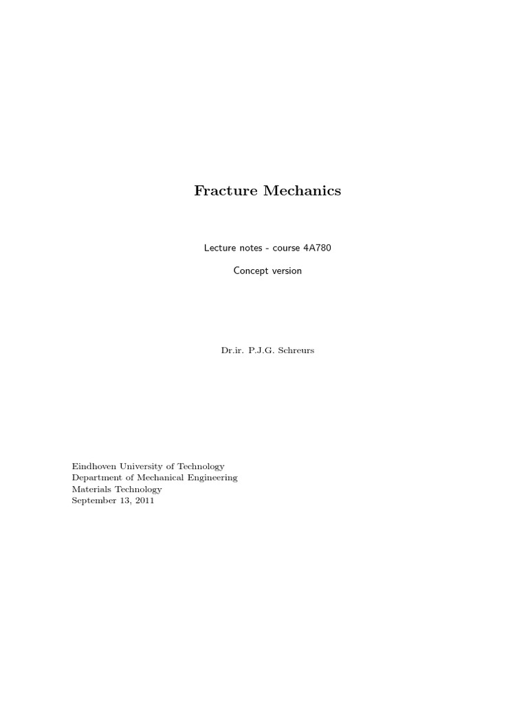 Fatigue and Fracture | PDF | Fracture Mechanics | Fracture