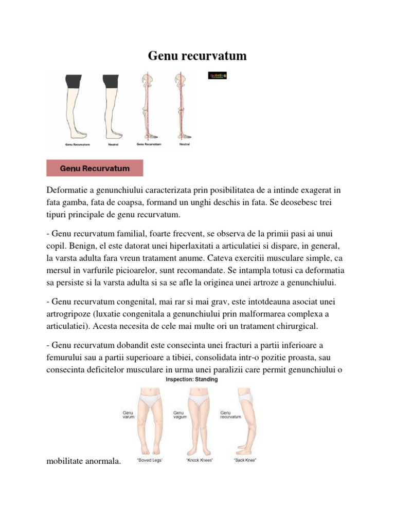 Genu Recurvatum | PDF
