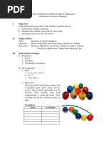 DETAILED LESSON PLAN in Measures of Central Tendency FINAL | PDF | Mean ...