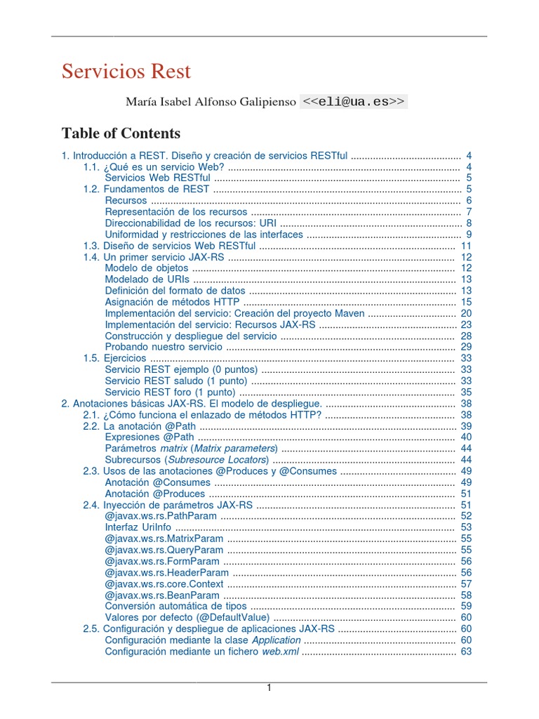Rest | PDF | Transferencia de estado representacional | Servidor web