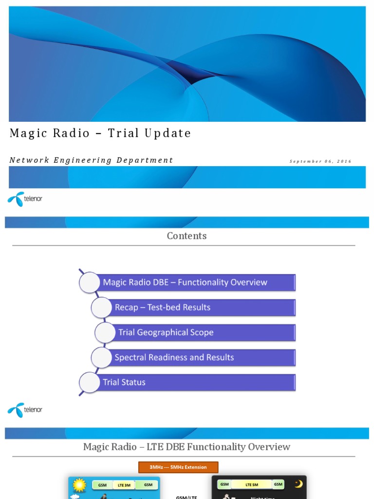 MagicRadio - NEDMM v1 1 | PDF | Lte (Telecommunication) | Gsm