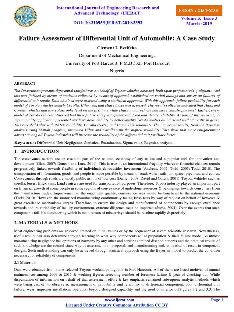 Contoh Jurnal Ijerat | PDF | Bayesian Inference | Reliability Engineering