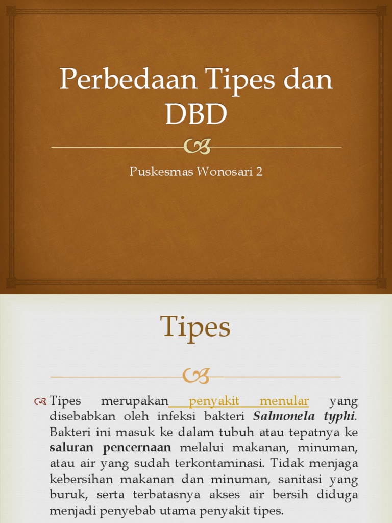 Perbedaan Tipes Dan DBD | PDF