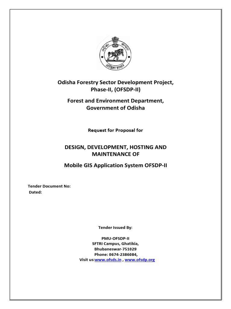RFP Mobile Gis | PDF | Request For Proposal | Conflict Of Interest
