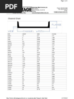 Steel Channel Specification Chart | PDF | Home & Garden | Technology ...