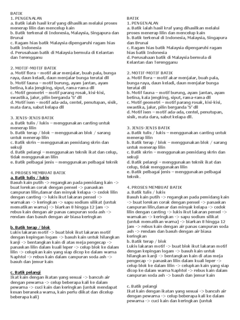 Baca Petikan Di Bawah Dengan Teliti | PDF