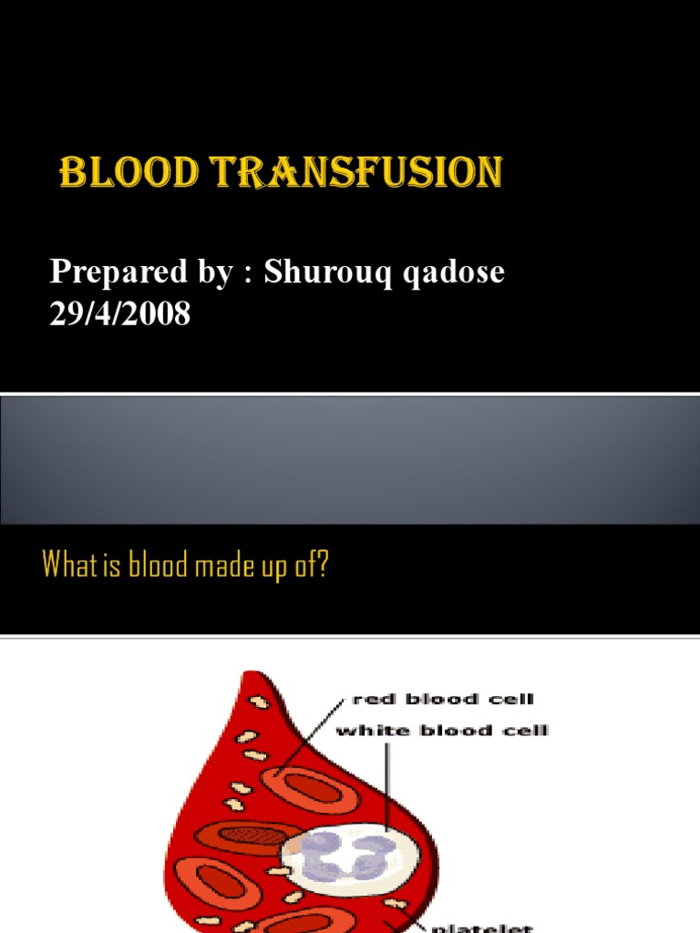 Blood Transfusion | PDF | Blood Plasma | Blood Type