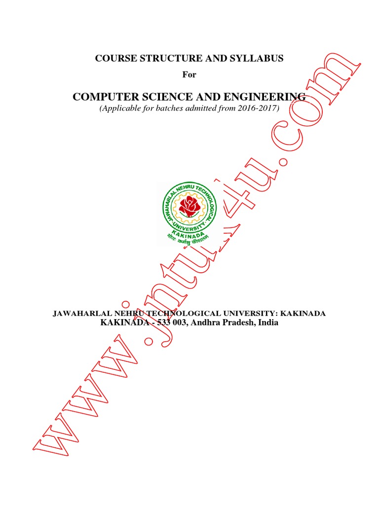 Jntuk R16 CSE Syllabus | PDF | C (Programming Language) | Pointer ...